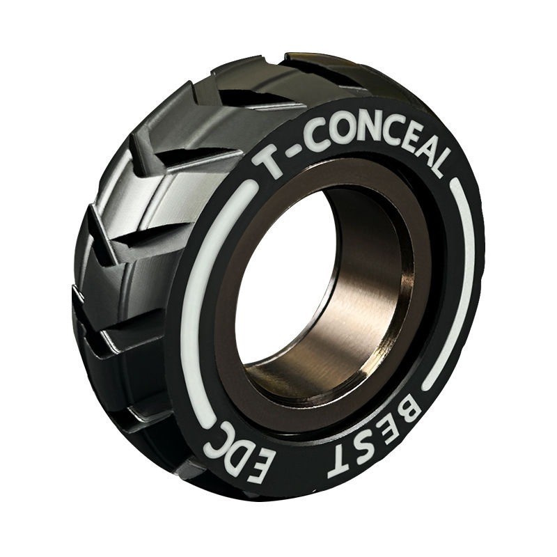 Stainless steel mechanic passage ring edc fidget spinner ratchet ring ...