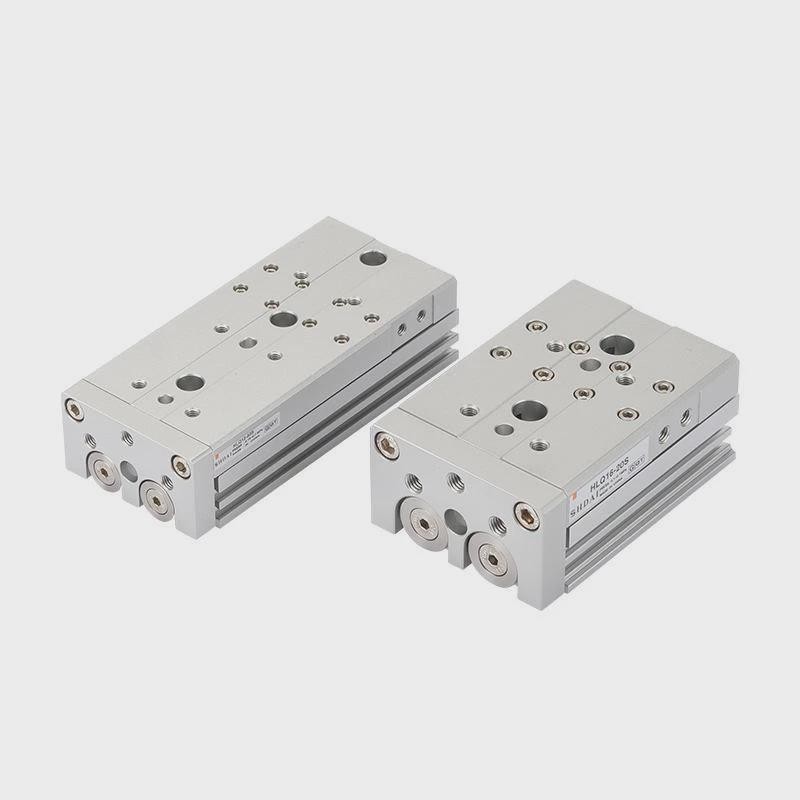 Yadeke Precision Pneumatic Sliding Table Cylinder HLQ6/8/12/16/20/25-10 ...