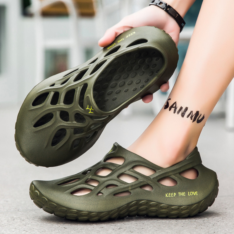 Summer Men EVA Water Sandals Classics Mens Waterproof Beach Sandals ...