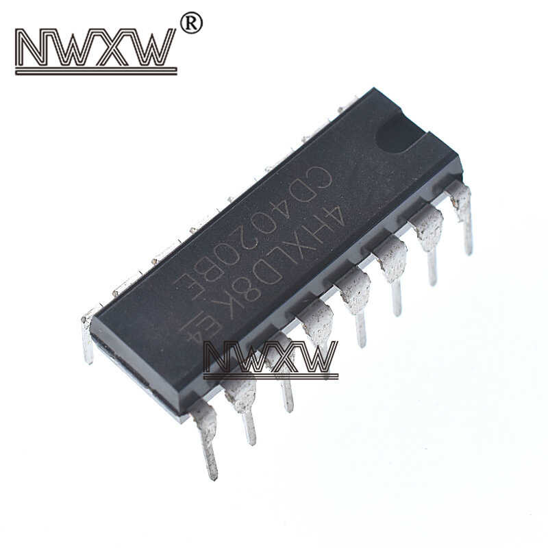 10pcs/lot CD4020BE DIP-16 straight plug CD4020 binary counting divider counter 4020 | Shopee ...