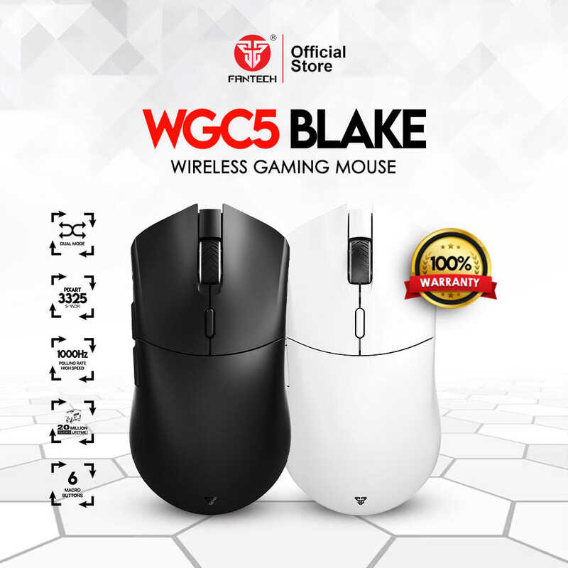 ㄝ Fantech W5 Blake Wireless Gaming Mouse Lightweight & Durable Gamit ...
