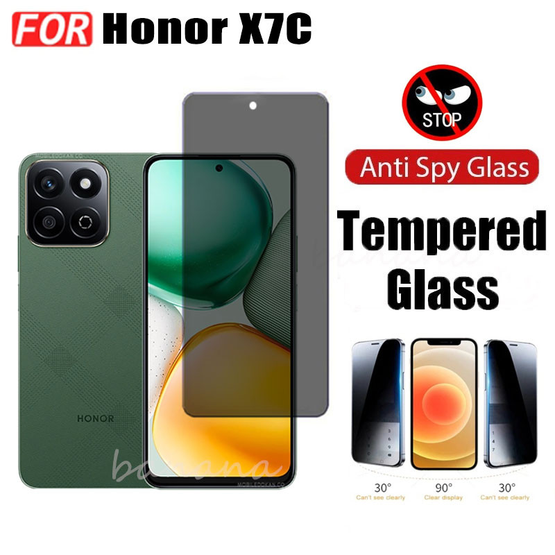 Honor X7C Anti-Spy Tempered Glass for Honor X7B X7A X6A X6B X8A X8B ...