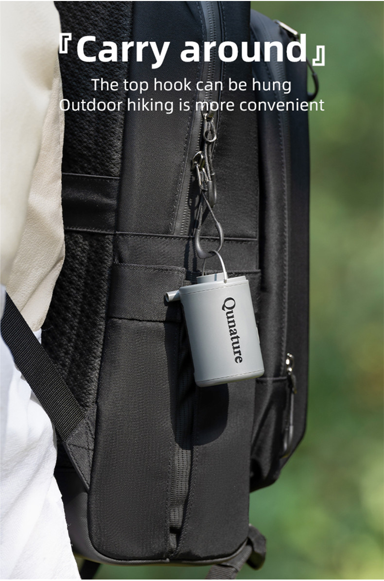 【PH Delivery】Qunature Camping Electric Inflator Mini Portable Wireless ...