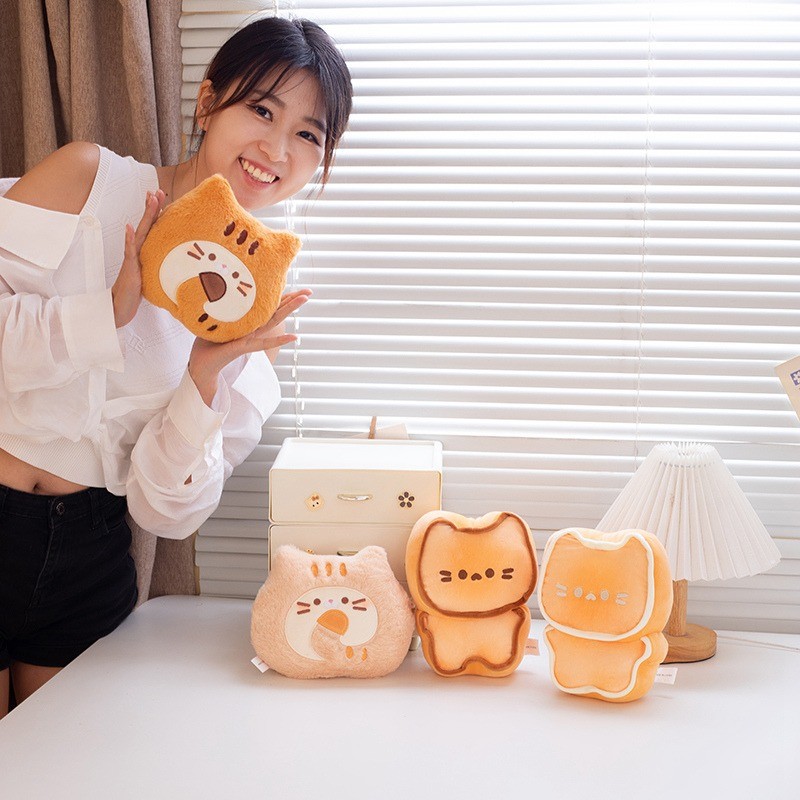 Butter Cat Plush Toy Cat Cookie Kitten Cake Plushie Doll Creative Cat ...
