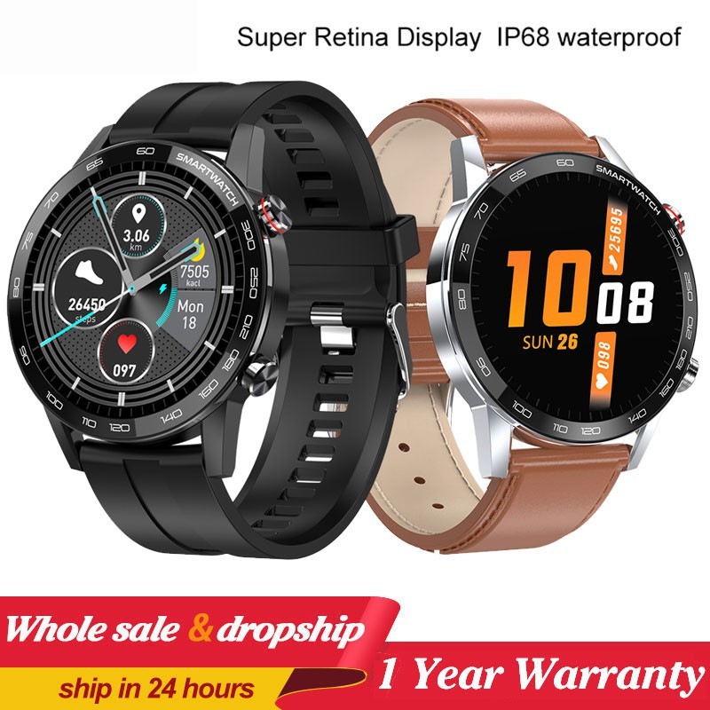 in stock [ready stock]Microwear L13 Smart Watch Men ECG+PPG IP68 ...