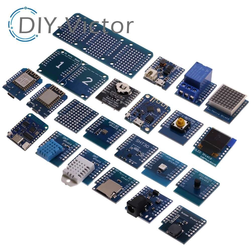 D1 ESP8266 Mini Pro V3.0 Wifi Development Board Nodeu WS2812 RGB DHT11 ...