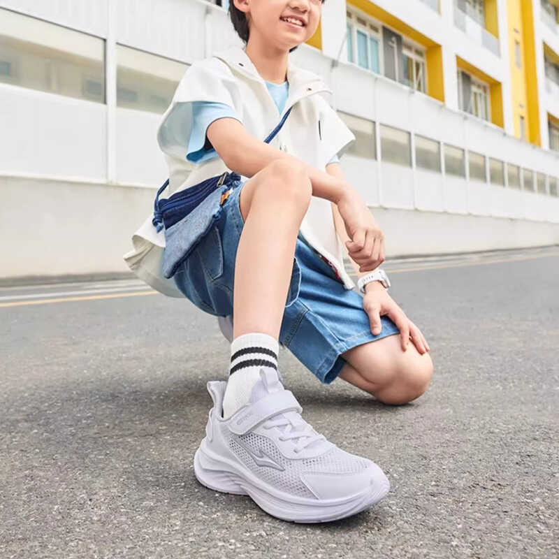 Hongxing Erke Boys' Little White Shoes Children's Sports Shoes 2025 Spring/Summer New Edition Me ...