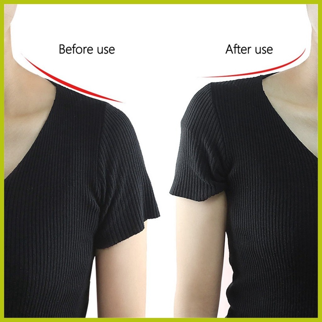 ∛ 2PCS Unisex Soft Shoulder Pads Silicone Foam Shoulder Pads Invisible ...