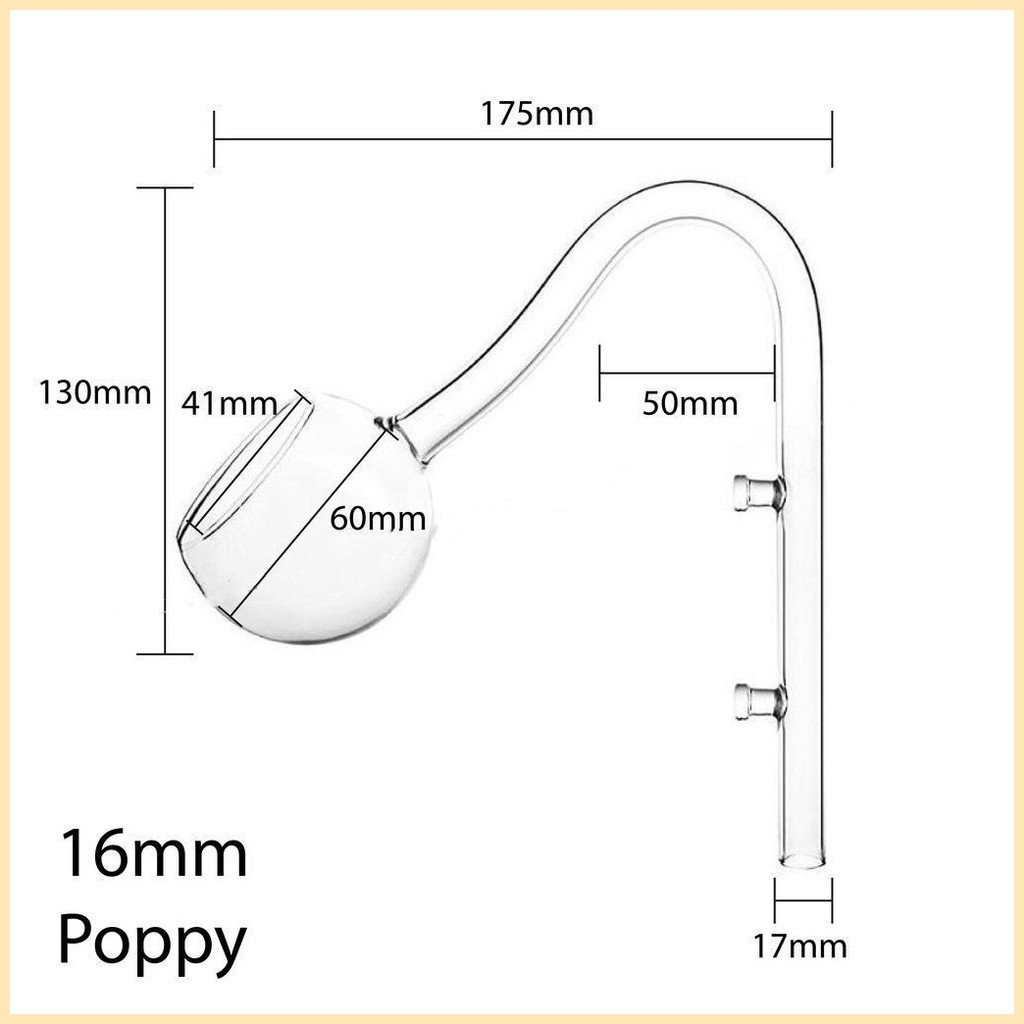 Aquarium glass inflow outflow Lily poppy skimmer pipe aquarium glass ...
