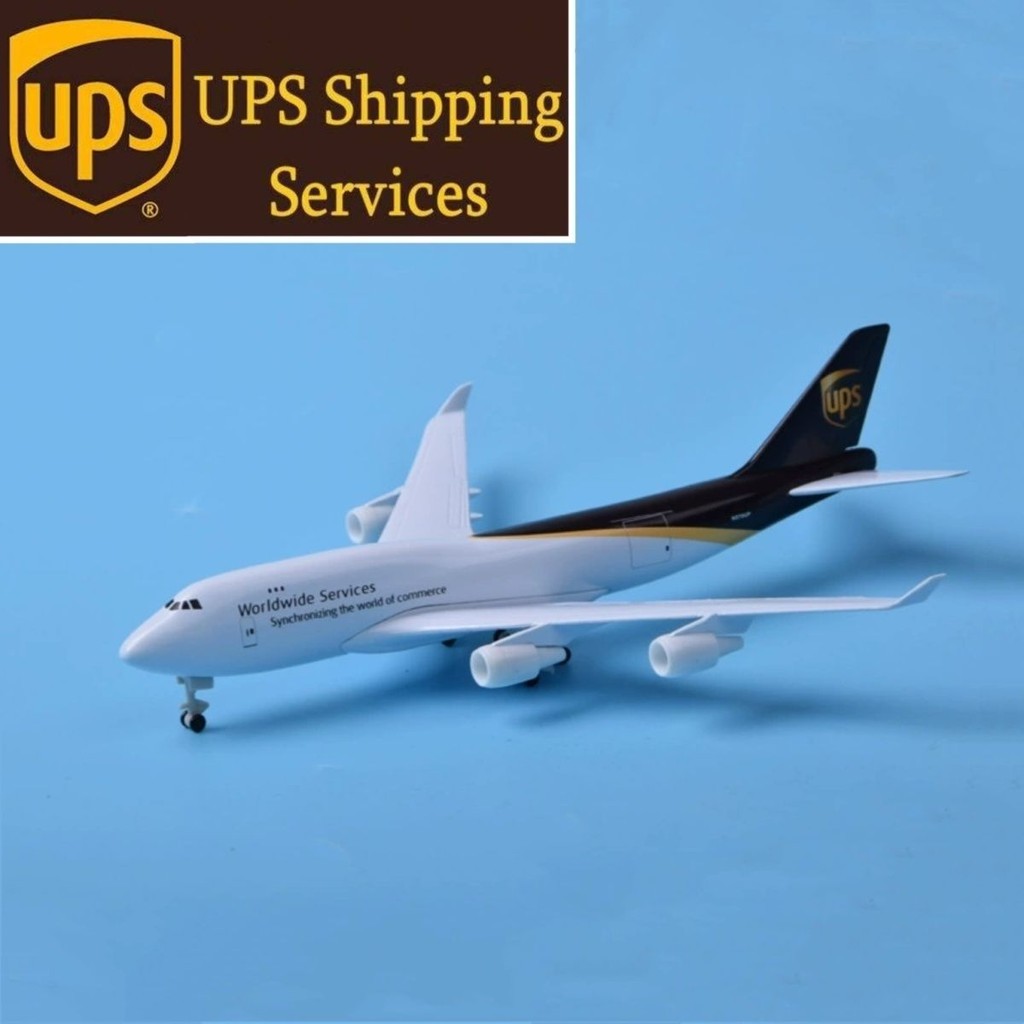 Aviation UPS B747Eteto cargo aircraft model with alloy wheels20Centime ...