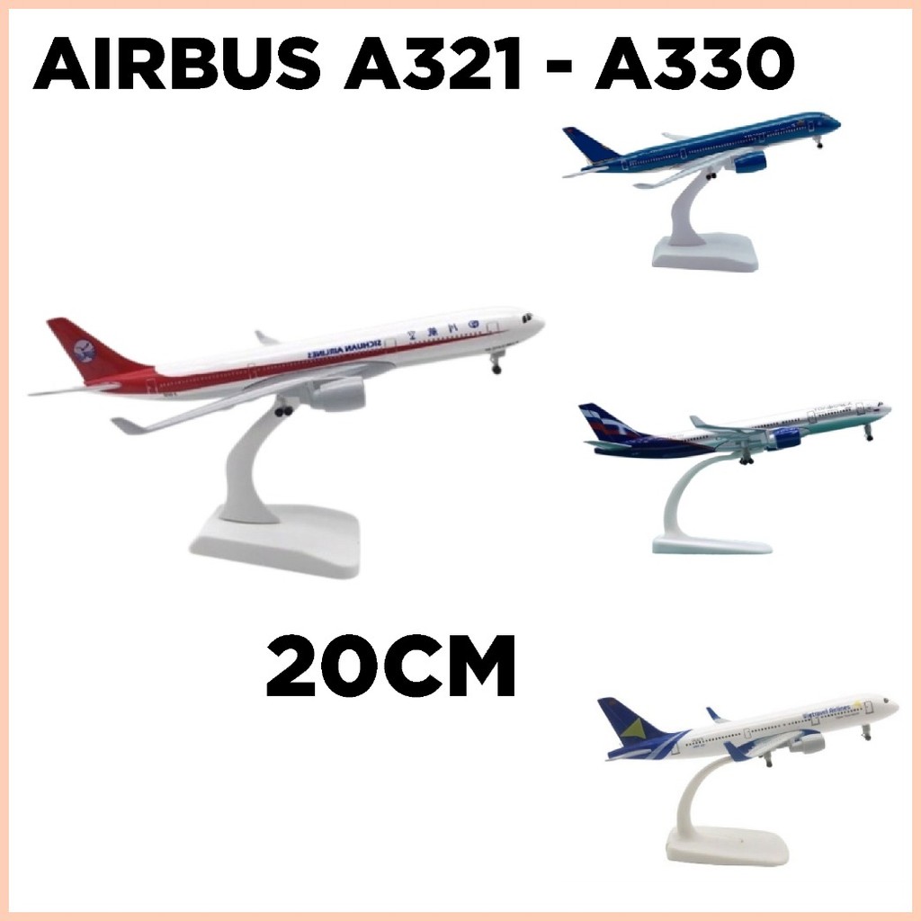 Airbus A330 A321 Metal Plane Model Comes With A 20cm Detachable Base ...
