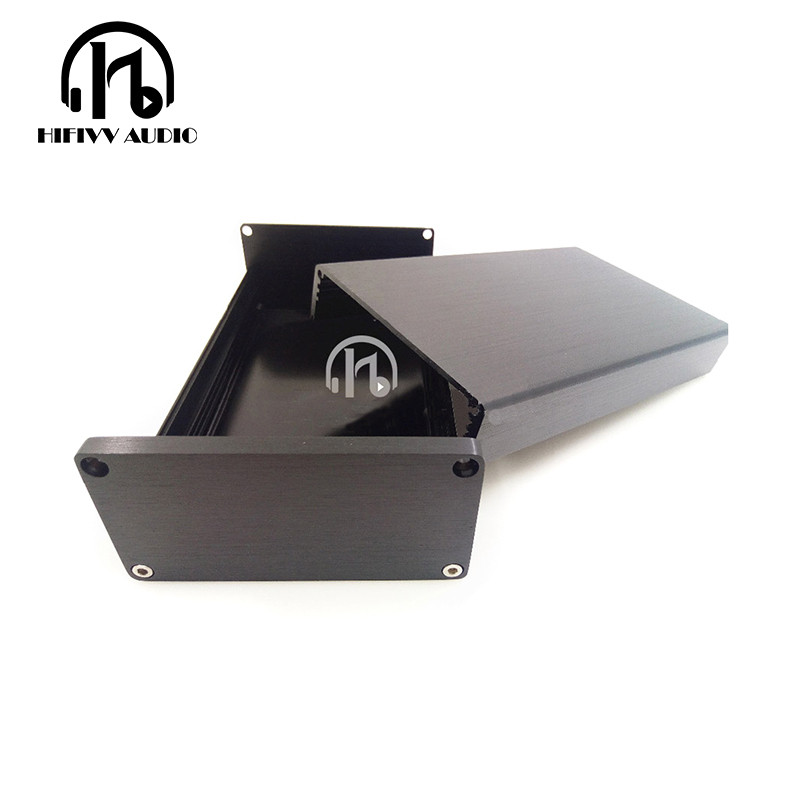 Aluminum chassis Shell Of Enclosure Headphone PSU Mini Amplifier Case ...