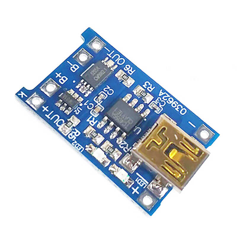 Mini/Micro USB Type-C 5V 18650 TP4056 Lithium Battery Charger Module ...