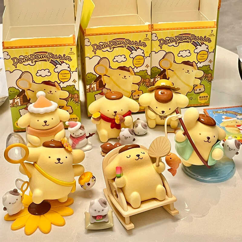 Purin Pom The Four Seasons Series Bd Pompompurin Anime Action Figure ...