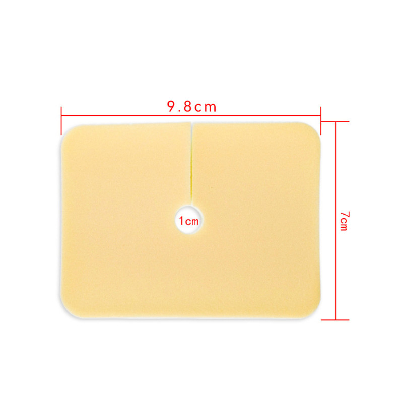 Tracheotomy Foam Dressing Foam Sterile Pad Tracheal belt Ventilator ...