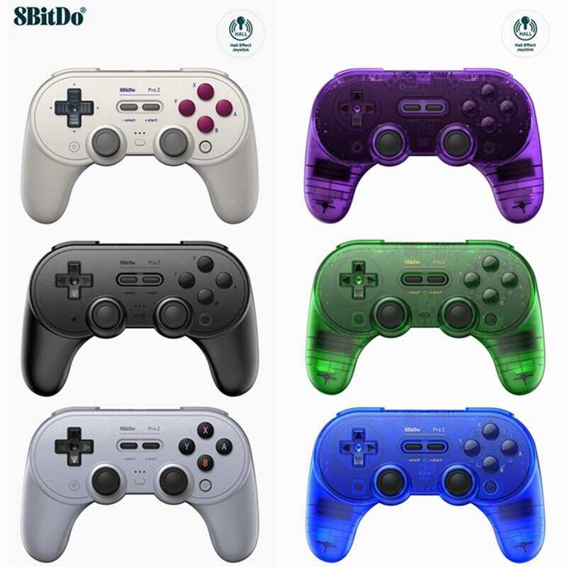 Pro 2 8Bitdo Bluetooth Gamepad Hall Effect Joystic Wireless Controller ...