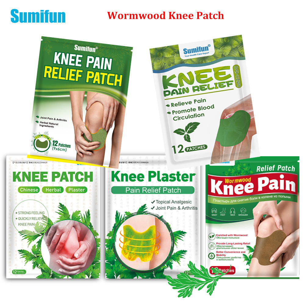 5Types Sumifun Wormwood Knee Patches Synovitis Joint Pain Relief ...