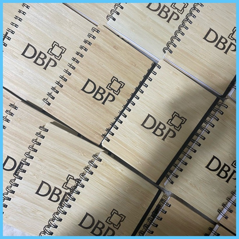 Personalized Bamboo Notebook with Pen I Laser engraved Notebook I ...