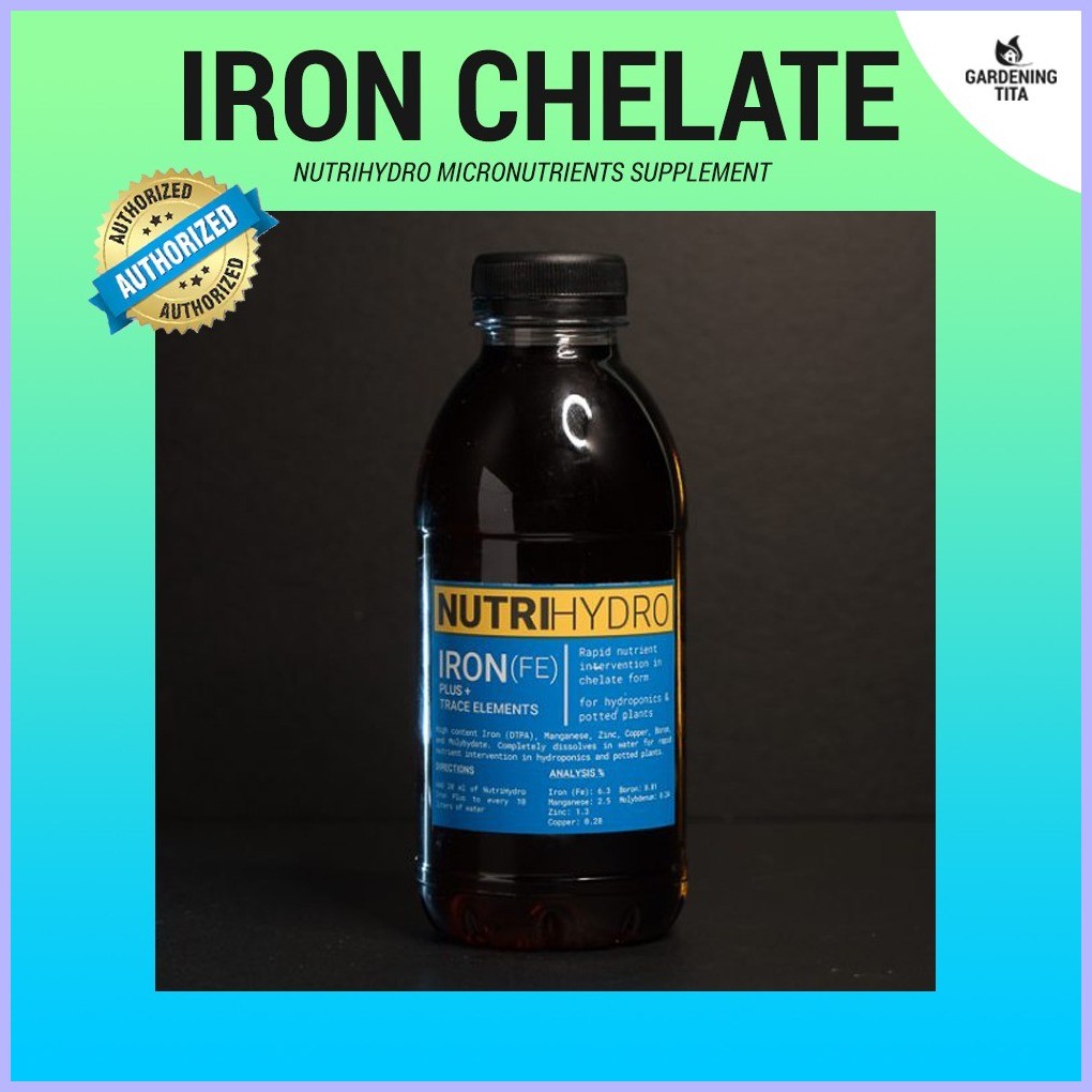 Iron Chelate Plus - Micronutrient Supplement for Hydroponics & Potted ...