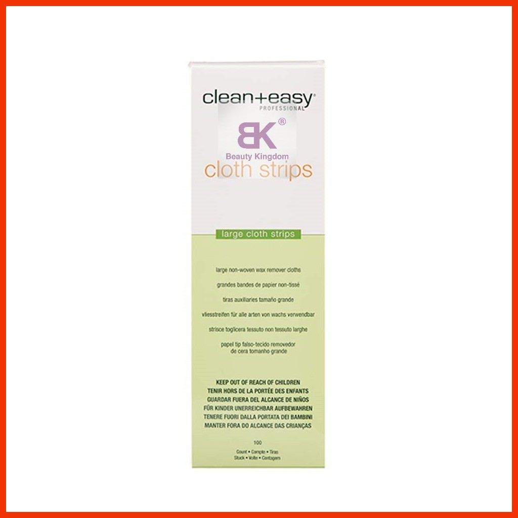 CLEAN AND EASY CLOTH STRIP LARGE 100 COUNT | Shopee Philippines