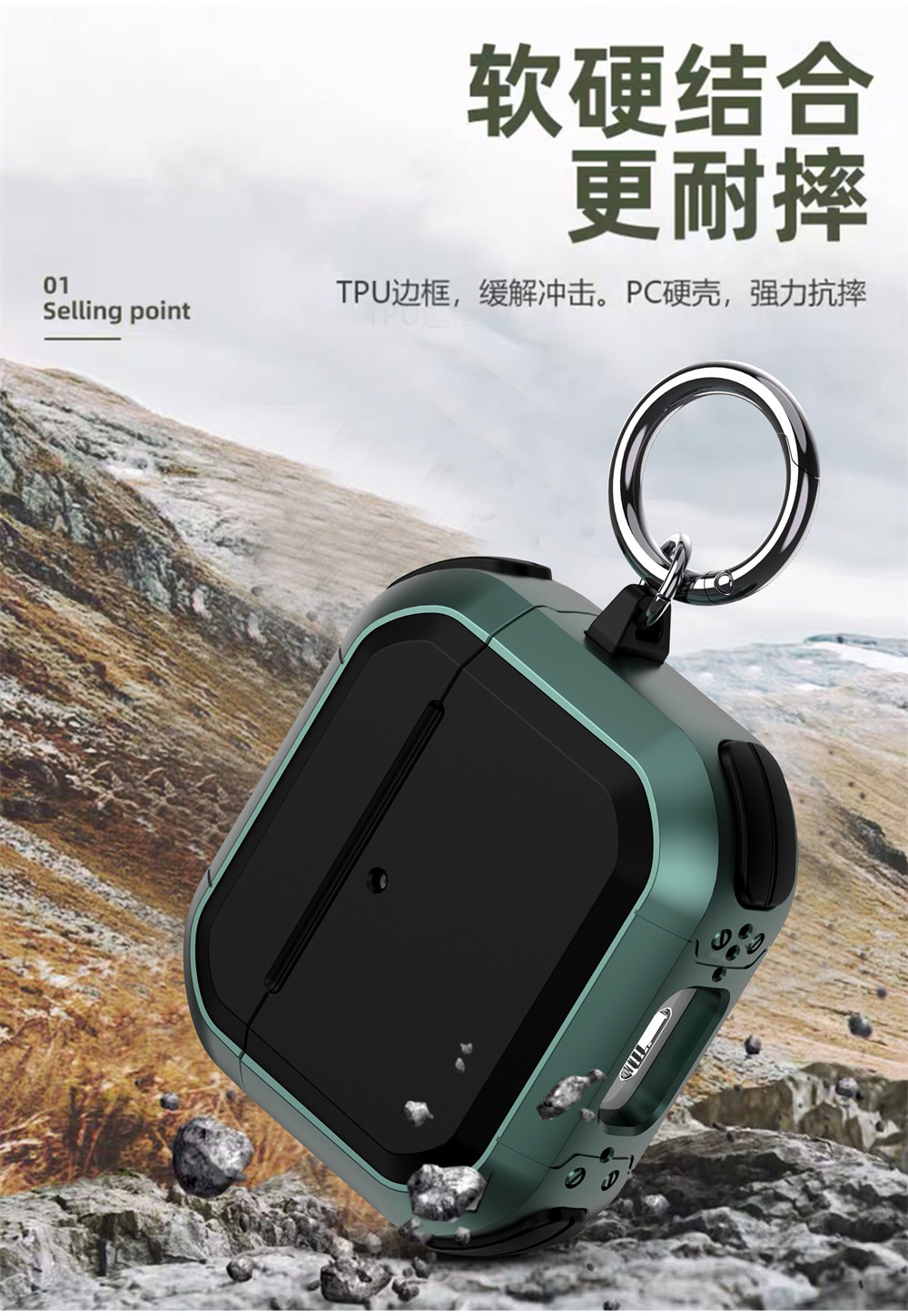 Lenuo Luxury Armor Earphone Case For AirPods gen 4 anc Pro 2 3 1 AirPod ...