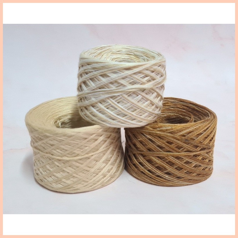Brown Neutral Shades Soft Polyester Yarn 8ply 10ply 16ply 100 grams per ...