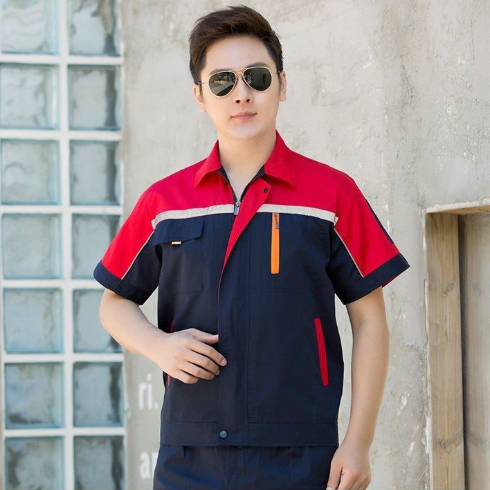 PPE Safety Jacket Reflector Short Sleeve Safe Shirt Reflective Uniform ...