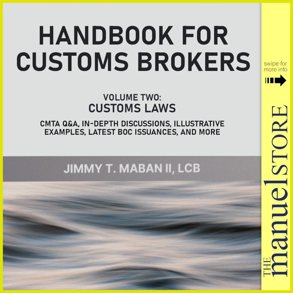 Maban (2023) Vol. 2 Customs Laws Handbook for Customs Brokers CMTA ...