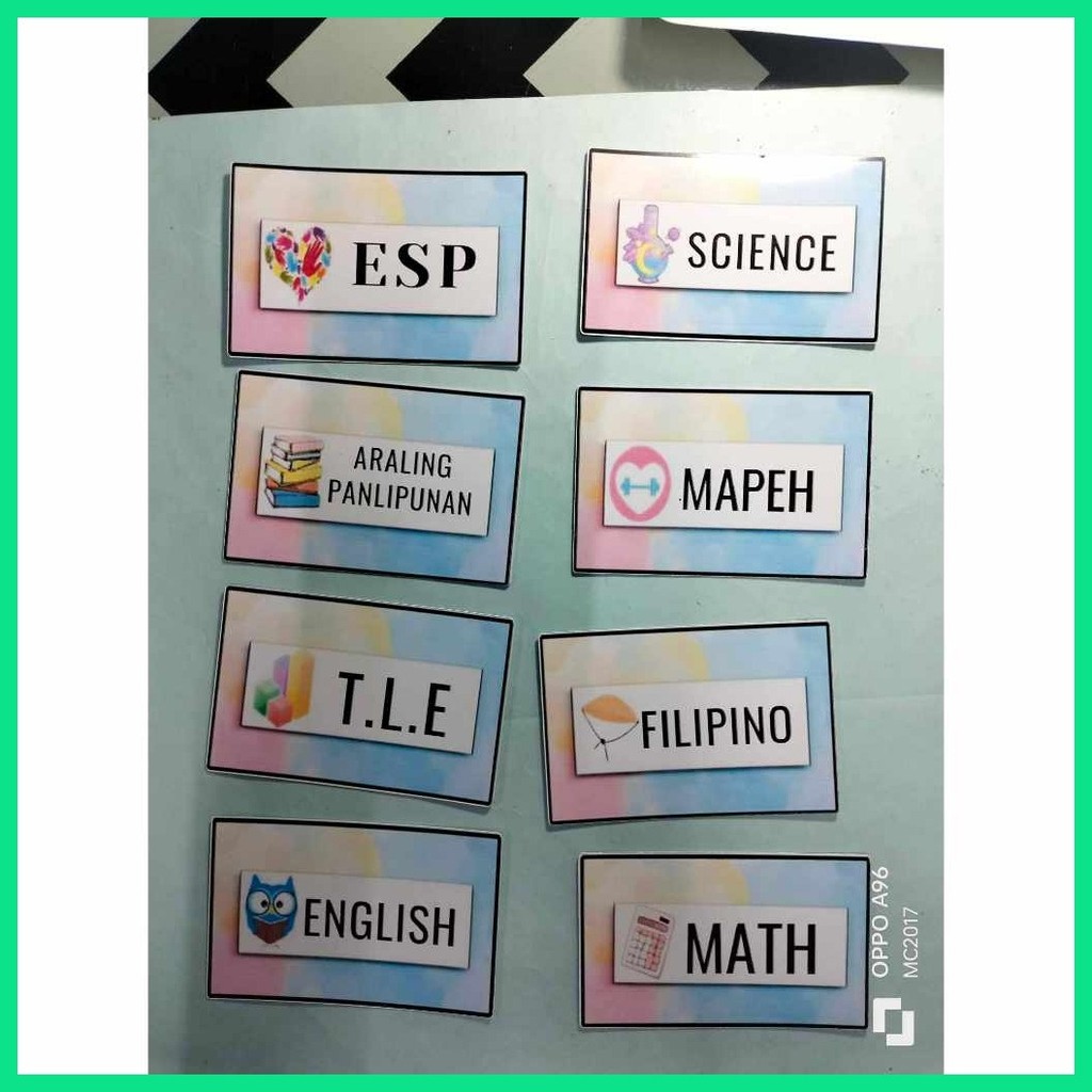 Subject Label Sticker Grade 1 grade 2, Grade 3, Grade 4, Grade 5, Grade ...