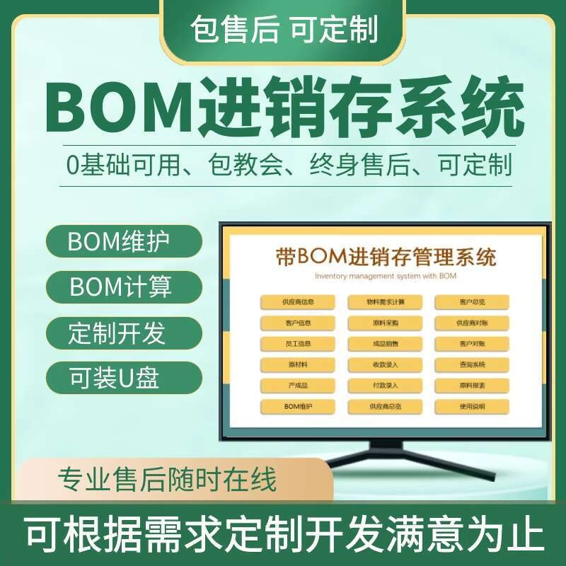 Industrial production with BOM material list inventory management ...