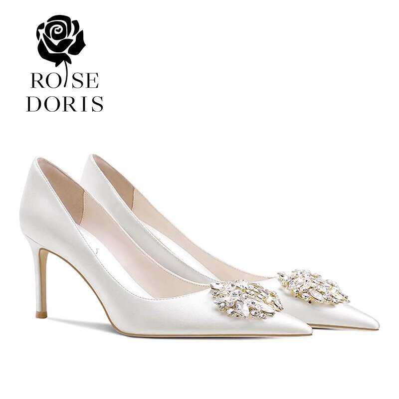 Rose Doris Wedding Shoes Bridal Shoes 2025 New Dilraba Same Style High ...