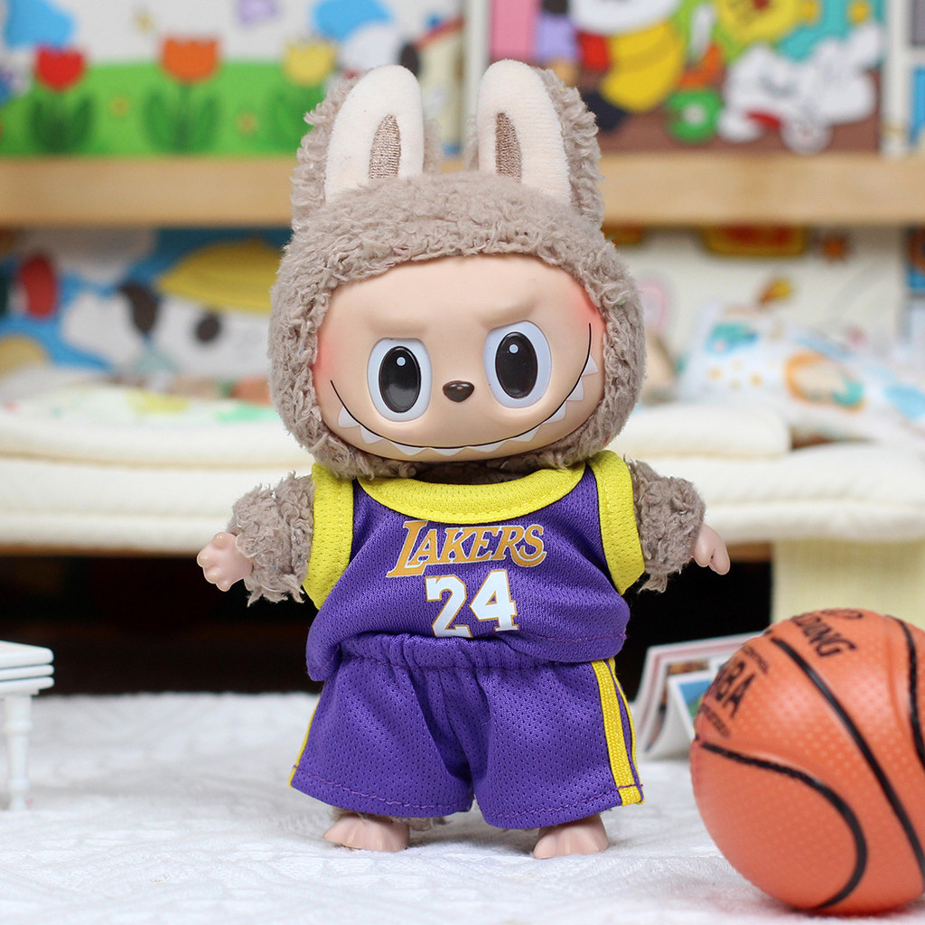 15cm 17cm labubu clothes|basketball jersey|for labubu macaron v1&v2 ...