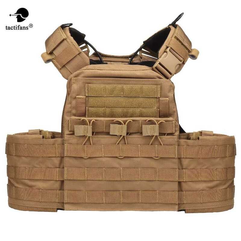 Tactical Outdoor Vest Airsofts Sports CS CPC Molle Webbings Carrier ...
