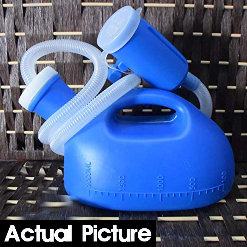 1000/2000ML Female Male urinal Unisex Camping Portable PE Urinal Toilet Men And Women Urinals ...