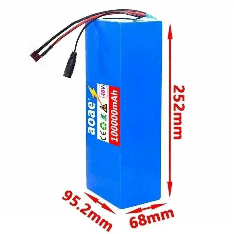 100Ah 48V 13S5p Lithium-Ion Battery Pack 100000Mah With 1000W BMS For ...