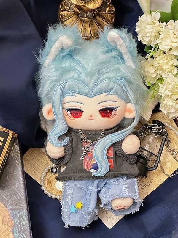 20Cm ☆ Anime Genshin Impact II Dottore The Doctor Soft Plush Doll ...