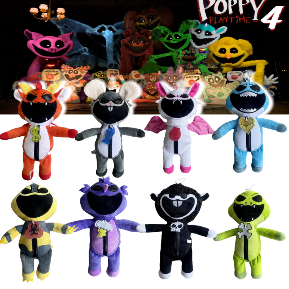 Poppy Playtime 4 Plush Toy Horror Game Doll Merch Nightmare Critters ...