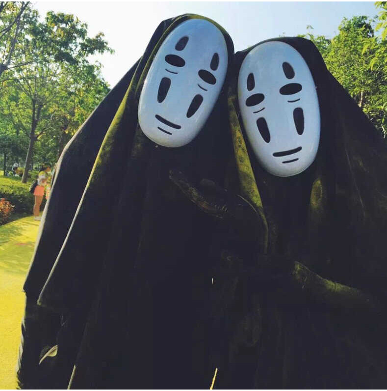 Anime Spirited Away No Face Costumes Miyazaki Hayao Faceless Man Full ...