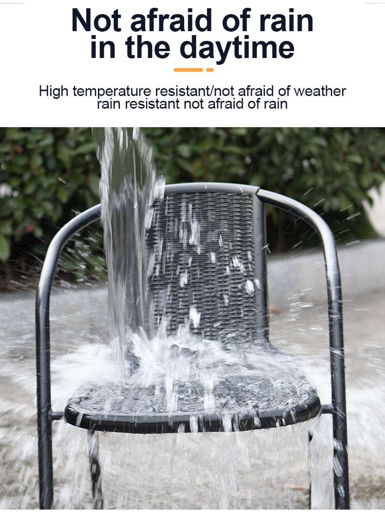 MC Outdoor tables and chairs tempered glass table small Glass table ...