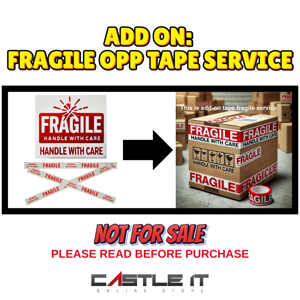 Addon Fragile OPP Tape Add On Extra Fragile Service for Secure ...