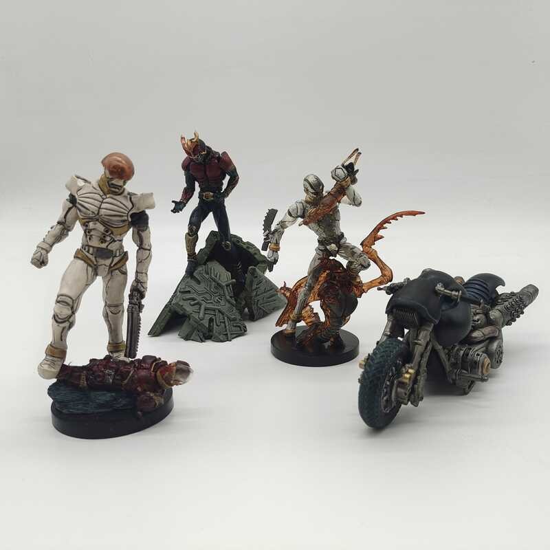 Bandai SIC Craftsman Soul Kamen Rider White Magic Motorcycle Harley 3. ...