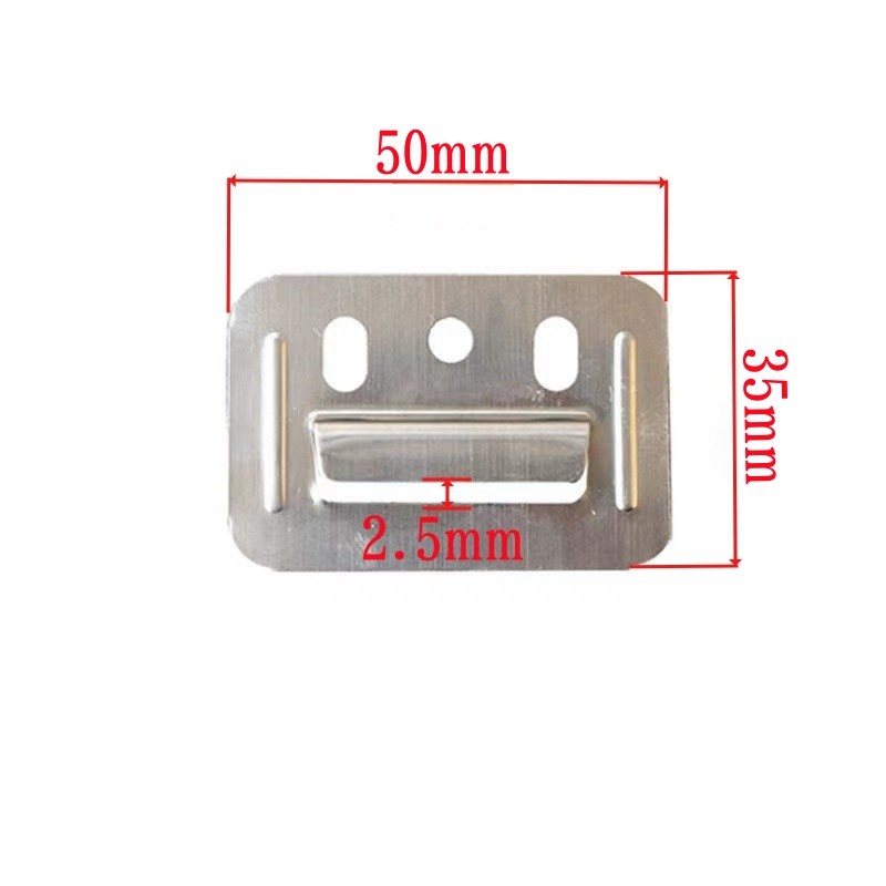 200pcs Wall Cladding Clip/Wpc Wall Fluted Panel Clip/fluted panel clip ...