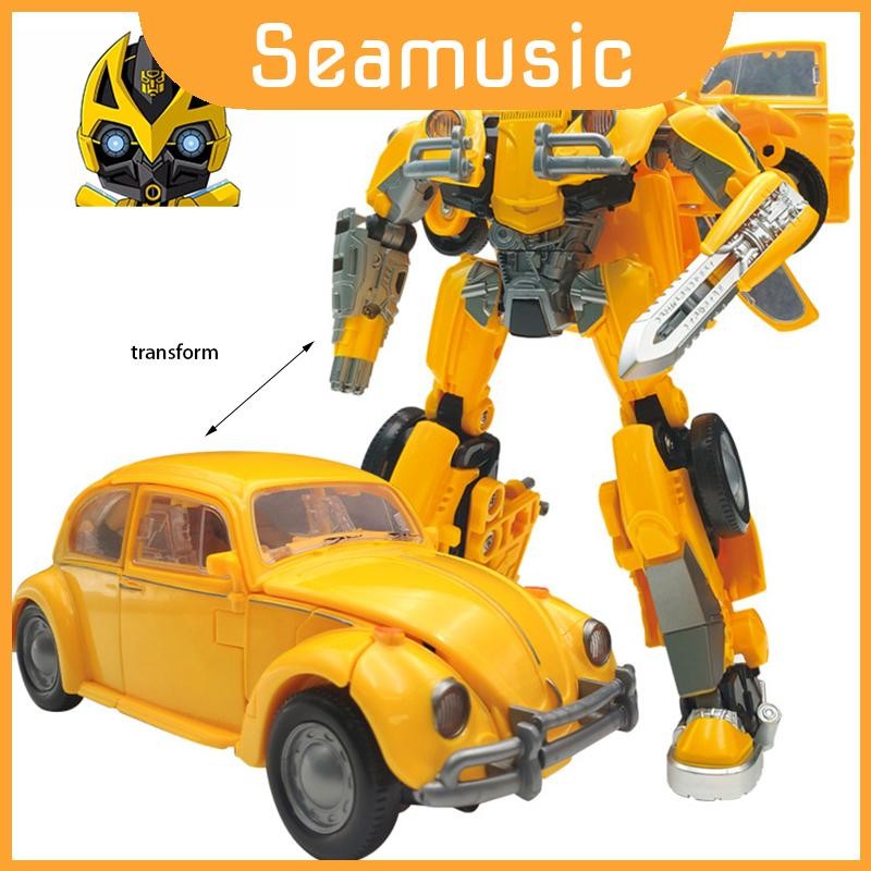 Yellow Transformer Bee Robot Plastic Material Creative Style Cool And ...