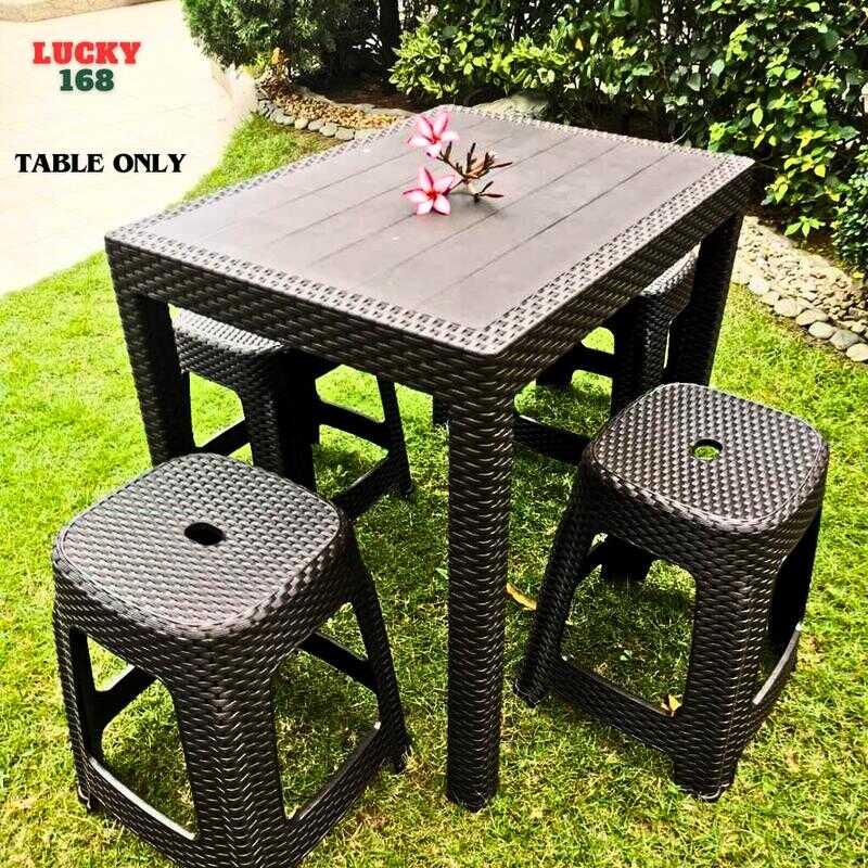 RATTAN DINING & OFFICE TABLE RECTANGULAR DESIGN 24X32 INCHES (Table ...
