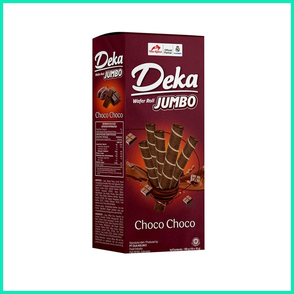 BUY 2 Deka Wafer Roll Jumbo 160g (10's) | Shopee Philippines