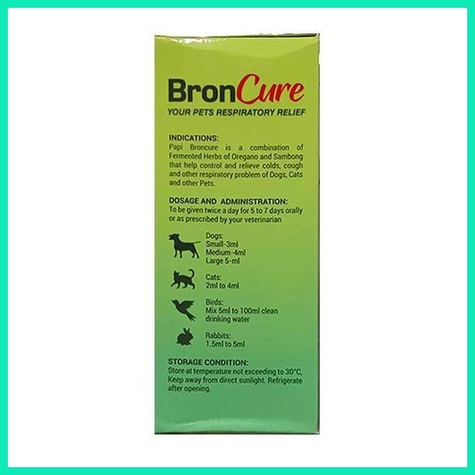 ⚽︎ Free 3cc Syringe Papi Broncure 60ml All Stages Dog Cat Dogs Cats ...