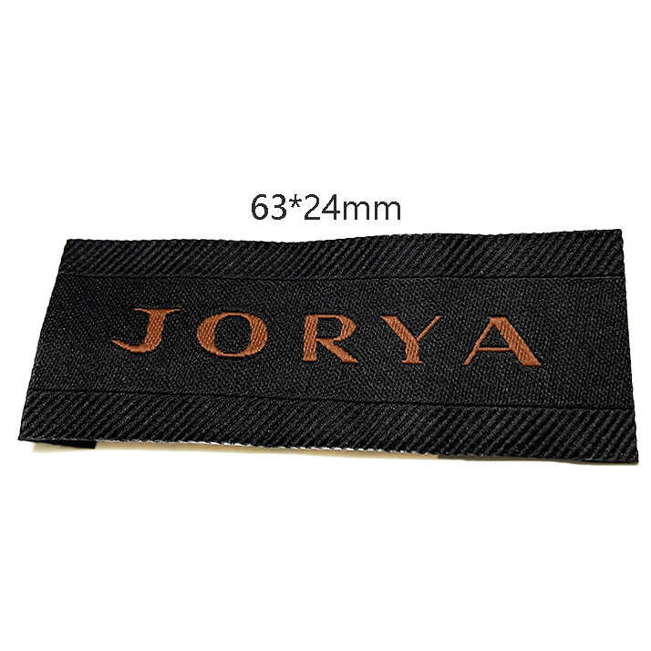 JOR Zhuojia Clothing Collar Black Weaving Sewing Type Mark Code Number ...