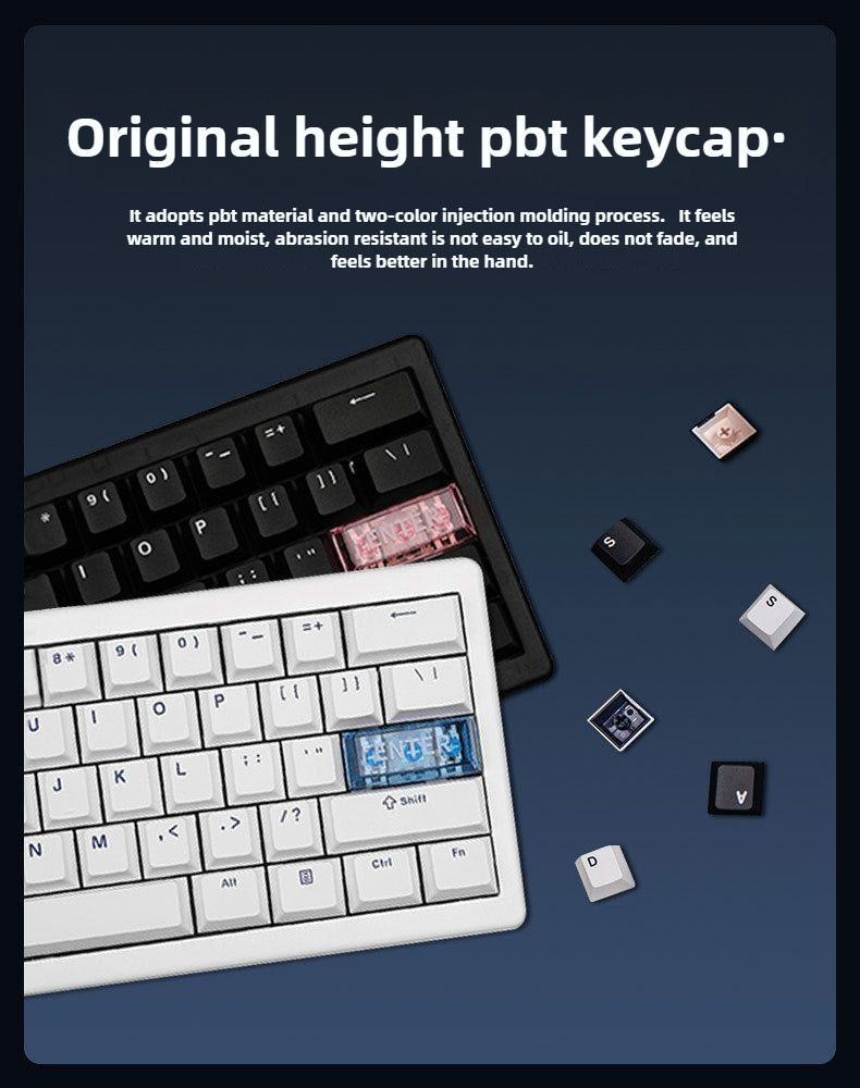 【Local Delivery】CIDOO QK61 V2 3Mode Bluetooth 2.4g Wired Mechanical ...