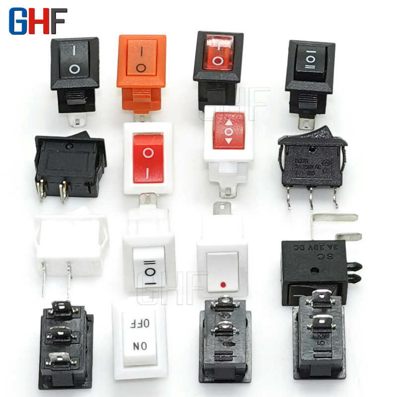 CD11 boat shaped switch 10 * 15/10X15/MM boat shaped switch 250V/3A 2 ...