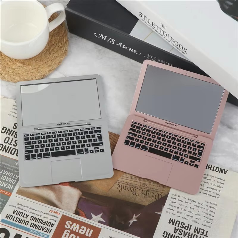 New Design Mini Makeup Mirror Notebook Macbook Portable Creative High ...